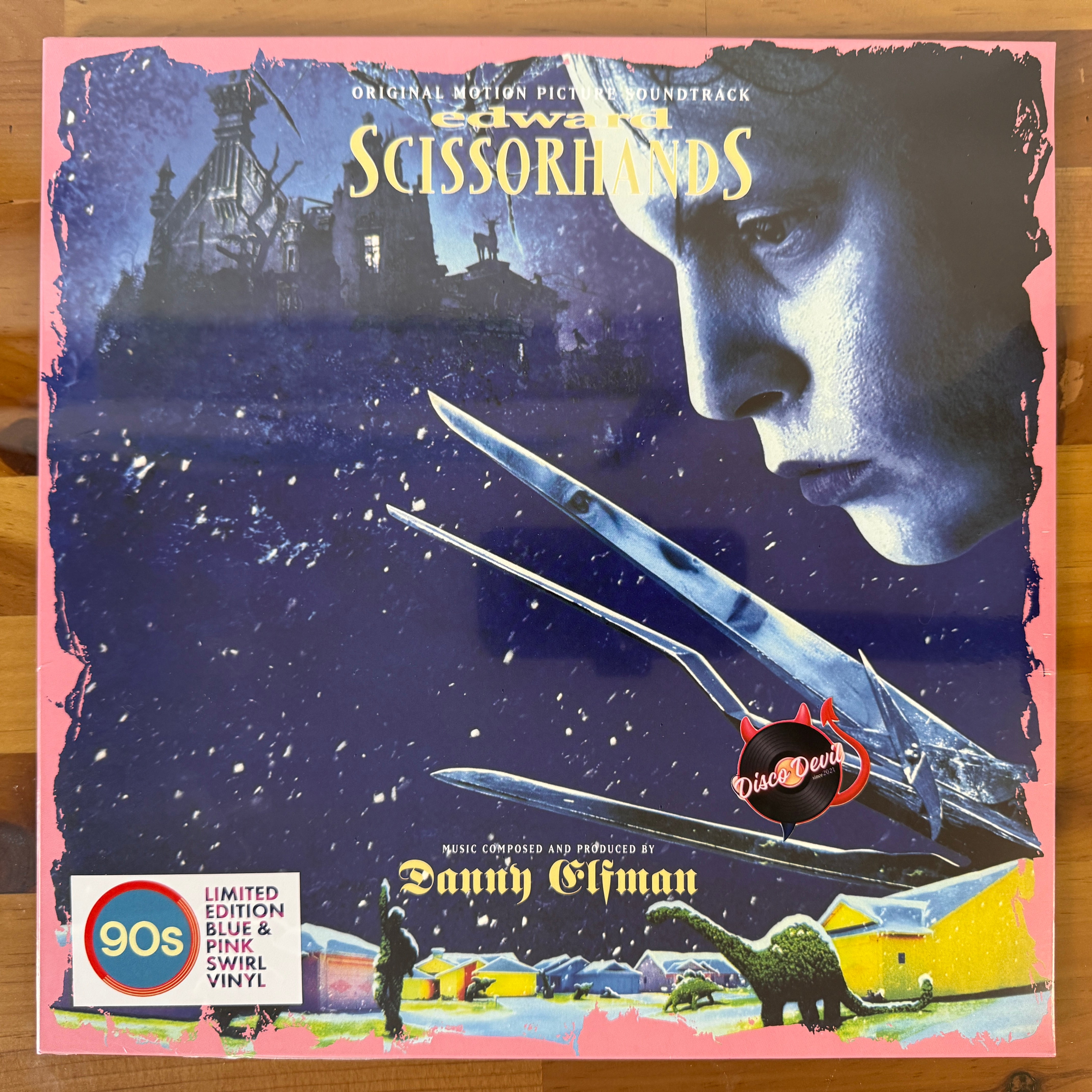 Danny Elfman - Edward Scissorhands, Blue/Pink Candyland Swirl Vinyl ...